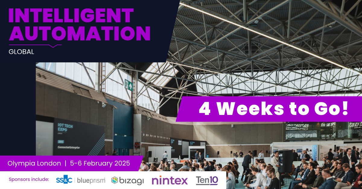 Countdown to Intelligent Automation Conference: 4 Weeks to Go ...